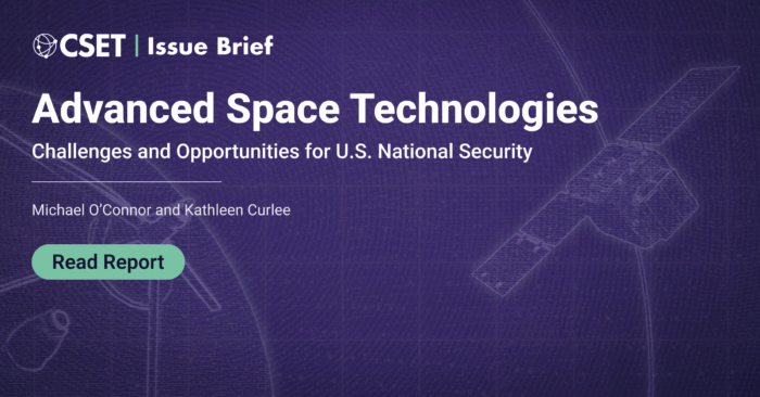 Advanced Space Technologies | Center for Security and Emerging Technology