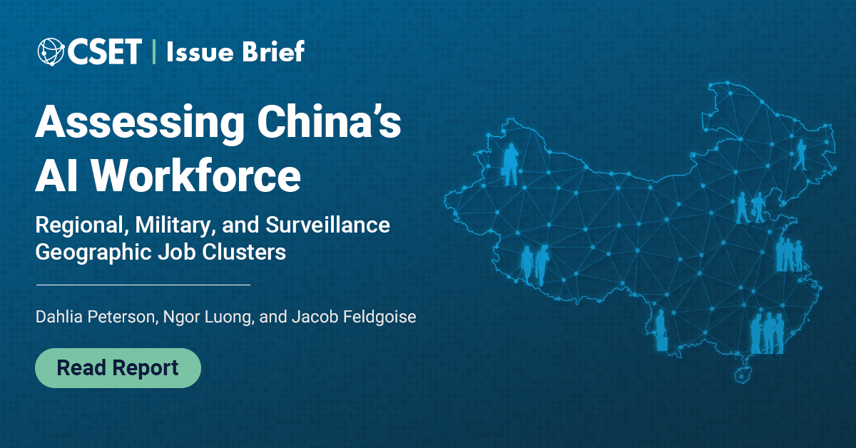 Assessing China's AI Workforce | Center for Security and Emerging Technology