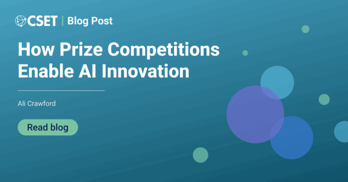 How Prize Competitions Enable AI Innovation | Center for Security and ...