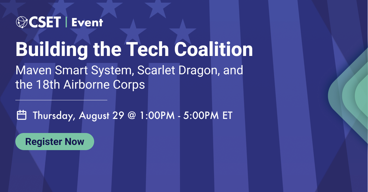 Building the Tech Coalition | Center for Security and Emerging Technology