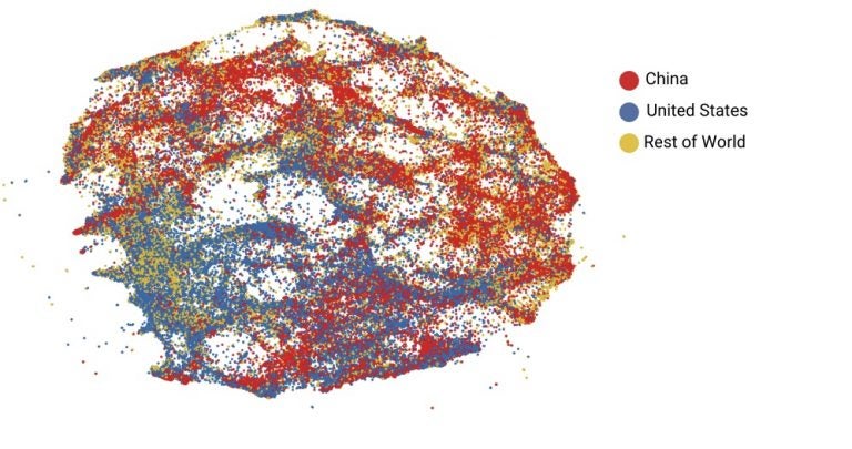 Coloring the Map of Science | Center for Security and Emerging Technology