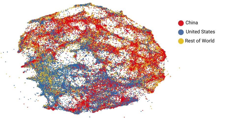 Coloring the Map of Science | Center for Security and Emerging Technology