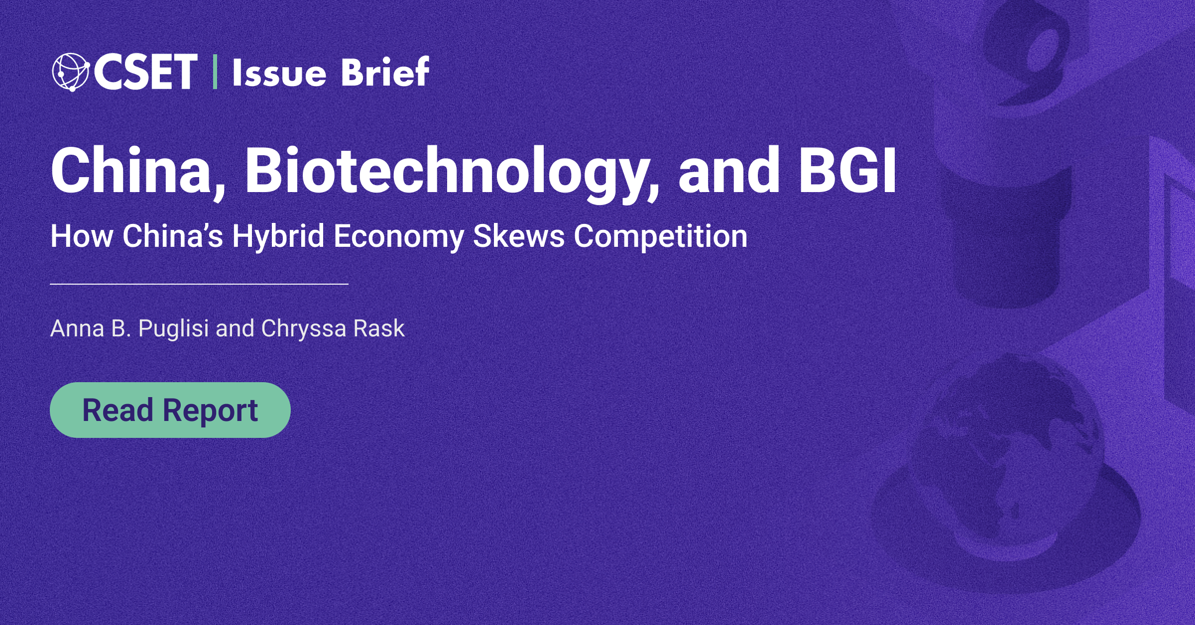China, Biotechnology, and BGI | Center for Security and Emerging Technology