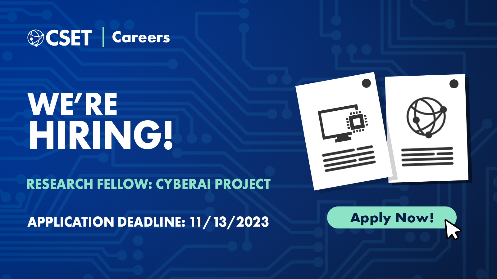 Research Fellow - CyberAI - Center for Security and Emerging Technology