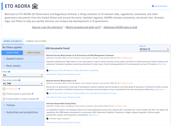 ETO AGORA | Center for Security and Emerging Technology