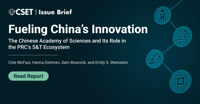 Fueling China’s Innovation: The Chinese Academy of Sciences and Its ...