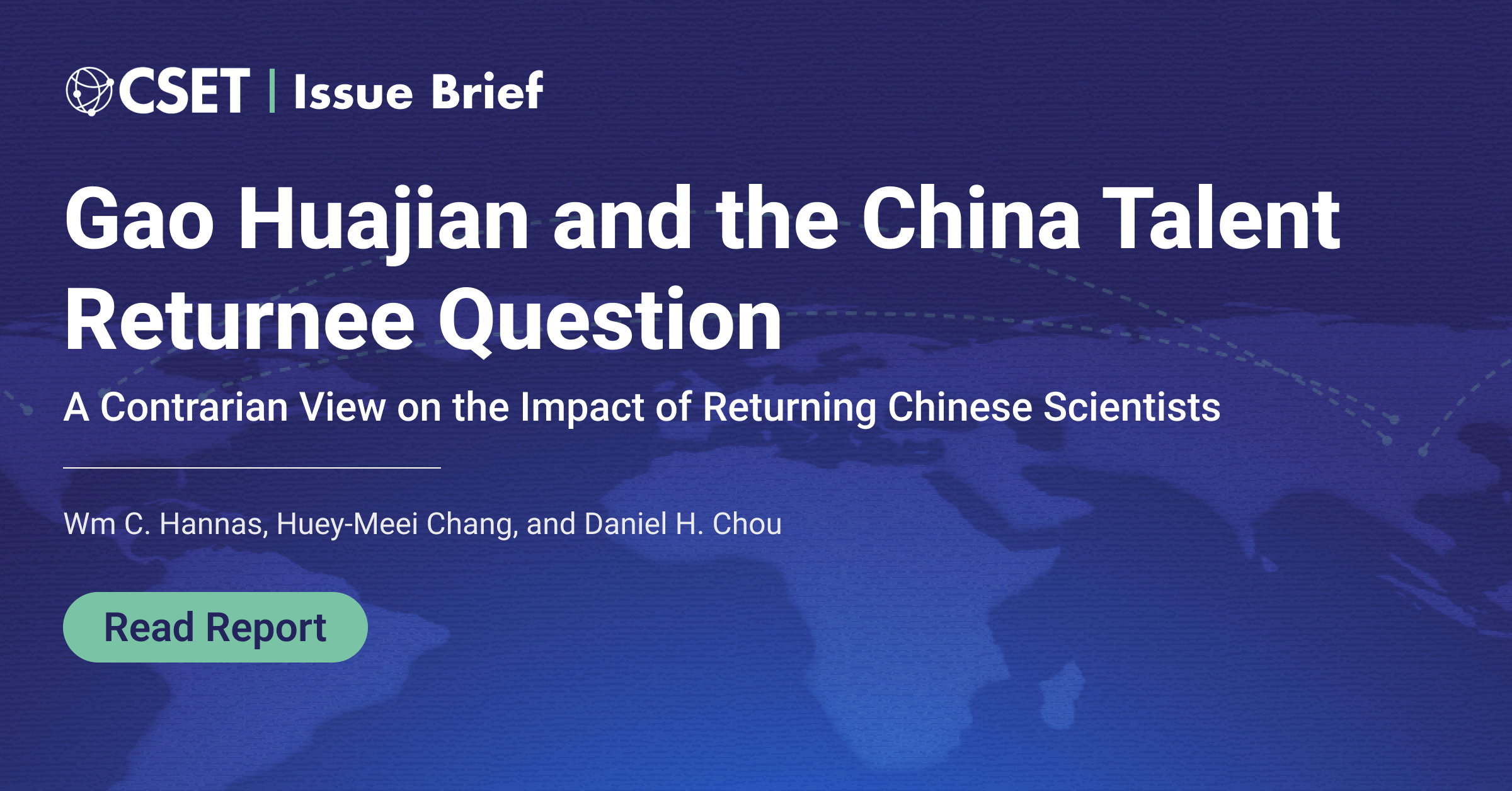 Gao Huajian and the China Talent Returnee Question | Center for ...