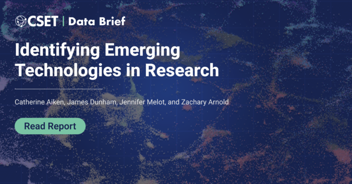 Identifying Emerging Technologies in Research | Center for Security and ...