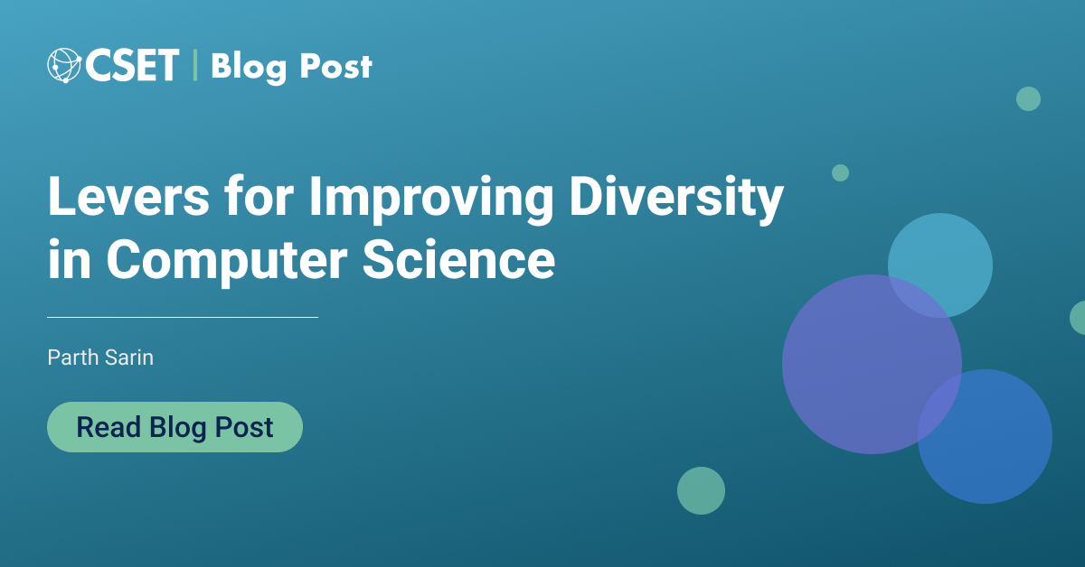 Levers for Improving Diversity in Computer Science | Center for ...