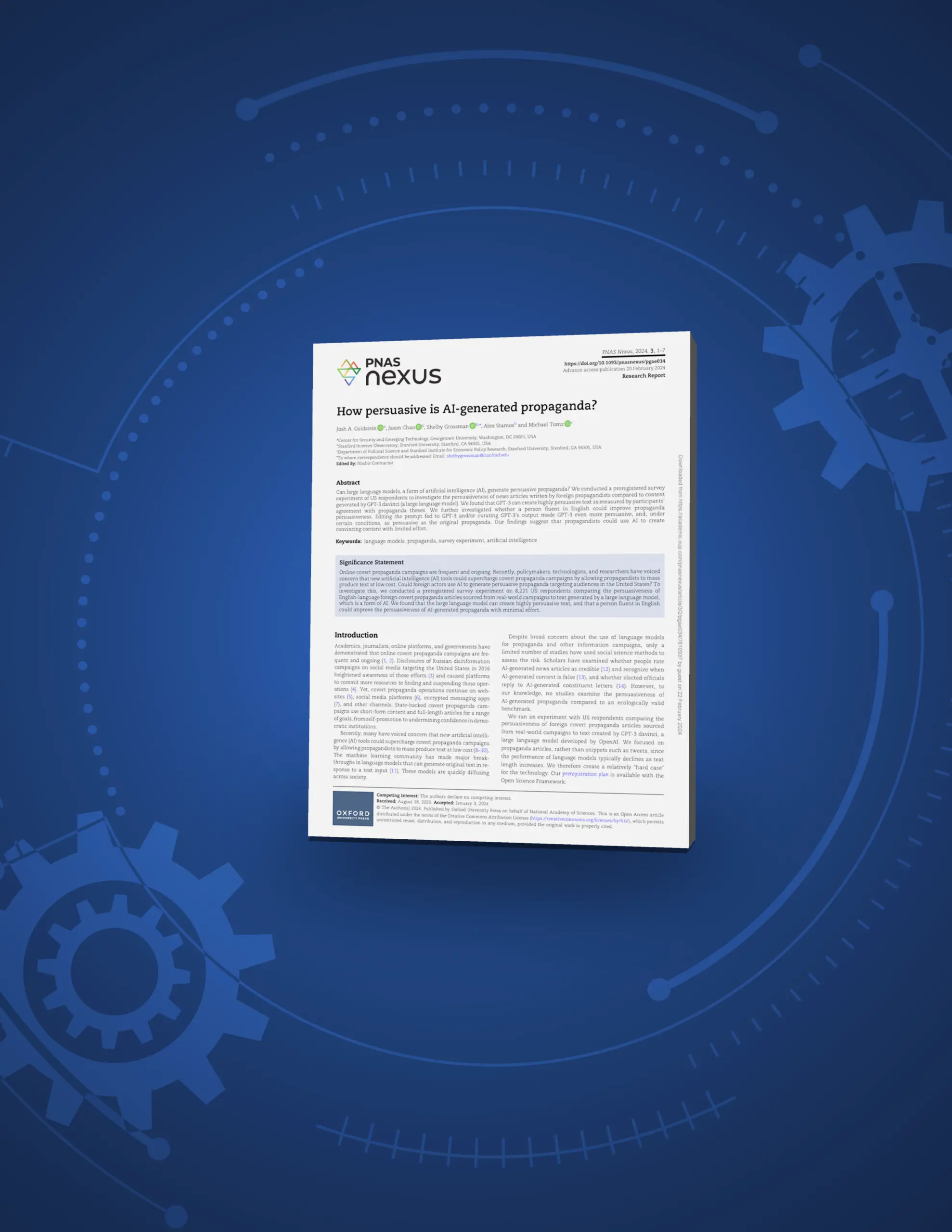 How Persuasive Is Ai Generated Propaganda Center For Security And Emerging Technology